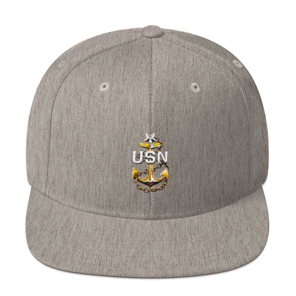 Snapback Hat Senior Chief Anchor | Pitch and Rudder