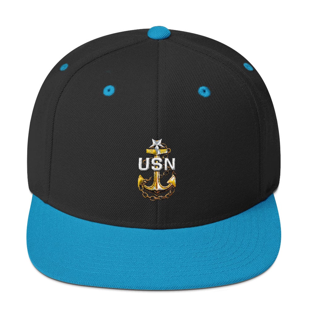 Snapback Hat Senior Chief Anchor | Pitch and Rudder